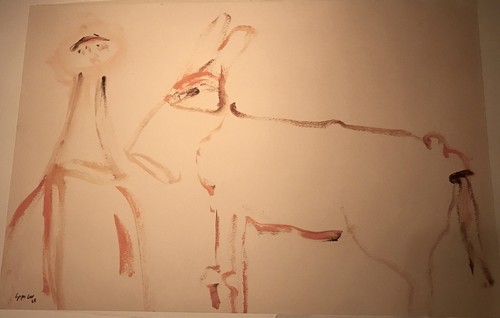 ART PAINTING DRAWING BY CHRISTOPHER COBB GRANDSON OF BASEBALL GREAT TY ...