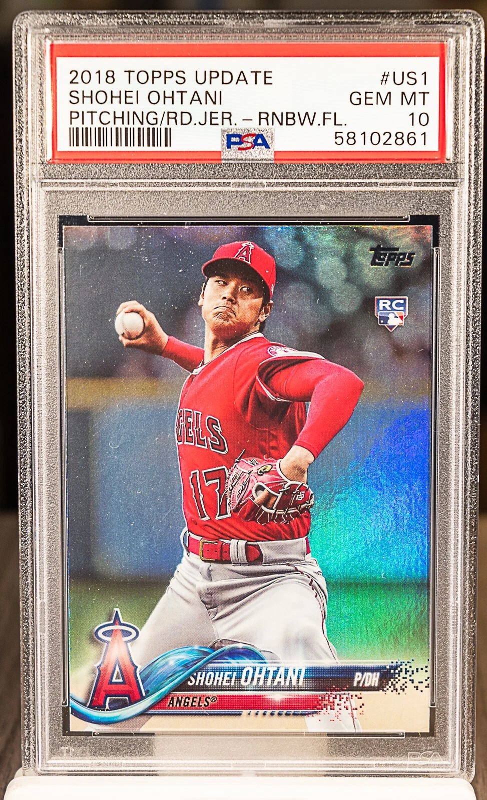 Shohei Ohtani 2018 Topps Update #US1 Rainbow Foil Price Guide - Sports Card Investor