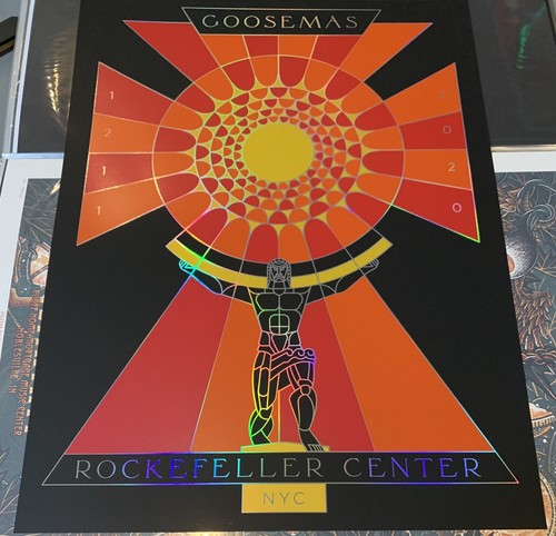 Goose The Band Goosemas Rockefeller NYC 2020 Concert Poster New York ...