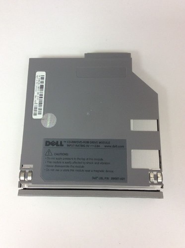 Genuine DELL Latitude D510 CD-RW/DVD-ROM Drive 8W007-A01 0H9029 TESTED ...