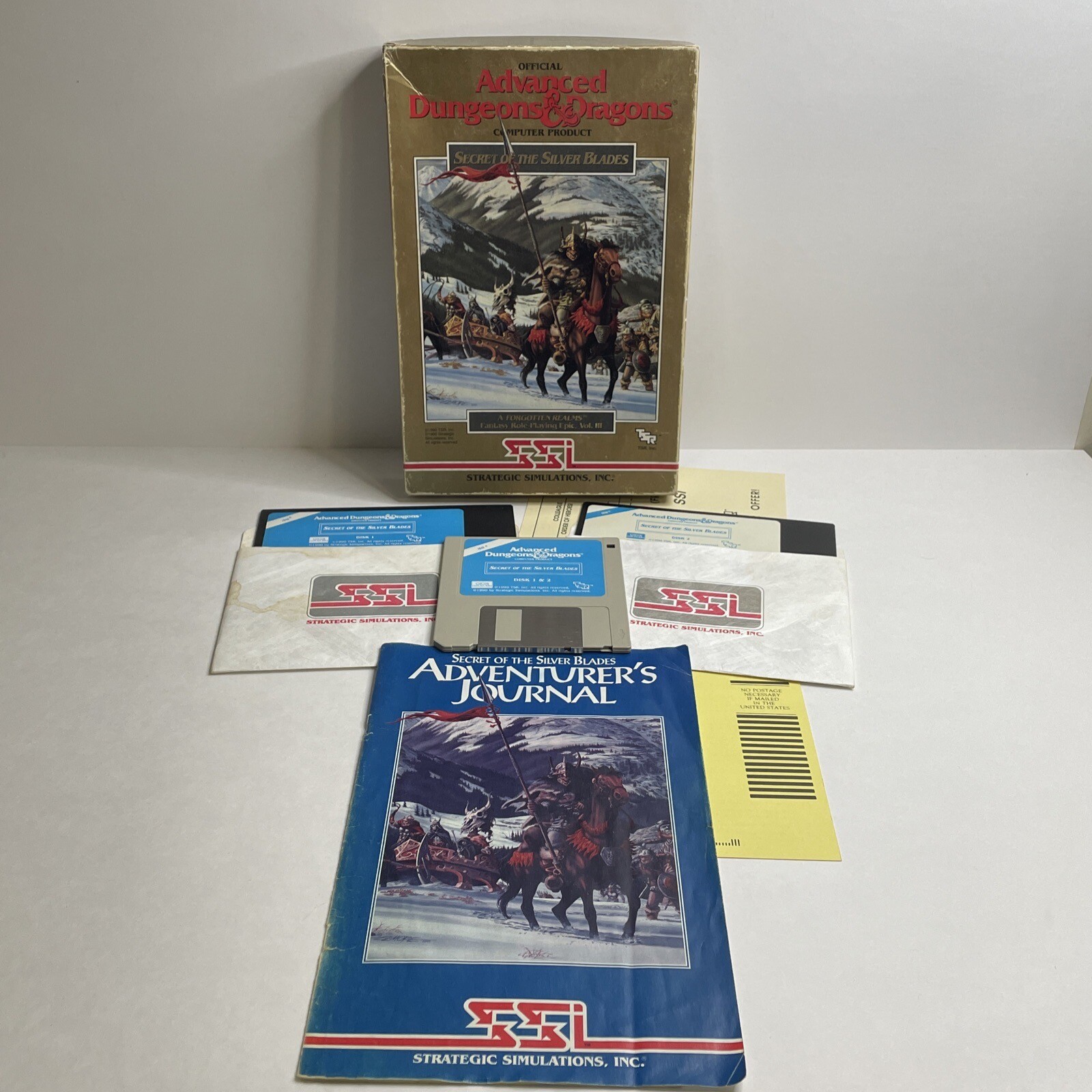Advanced Dungeons & Dragons: Secret of the Silver Blades Value ...