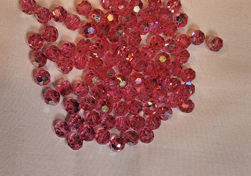 50 PCS Rose AB 5000 6mm Round Crystals .35 each | eBay