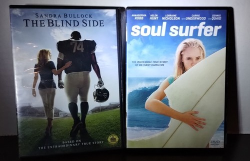 Set Of 2 - The Blind Side / Soul Surfer (DVD) Drama Family Human ...