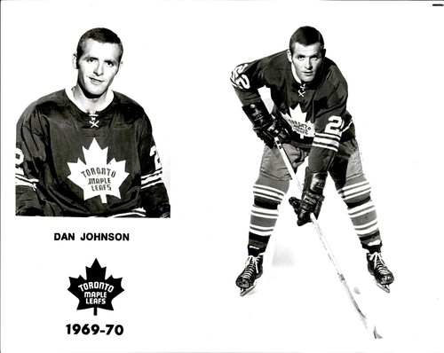PF13 Original Photo DAN JOHNSON 1969-70 TORONTO MAPLE LEAFS NHL HOCKEY ...