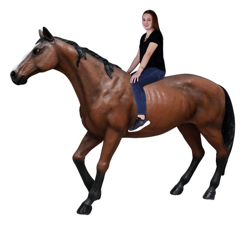 Large Horse Statue - Life Size Brown Horse Statue - Museum Quality ...