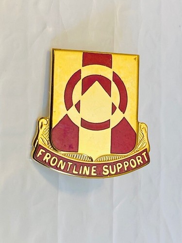 US Military 296th Support Battalion Insignia Pin - Frontline Support | eBay
