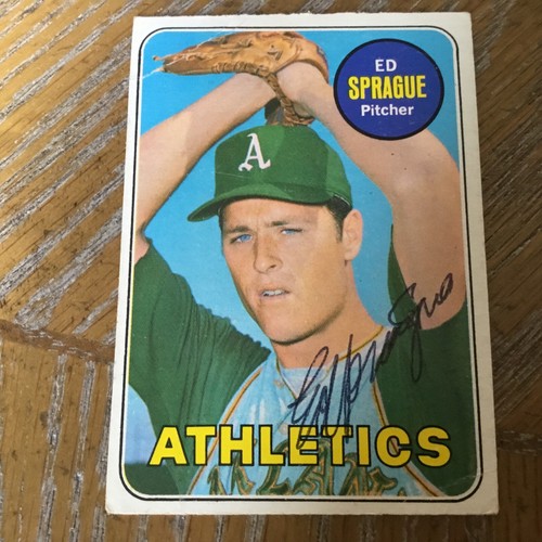 Autographed 1969 Topps Ed Sprague Deceased. #638. *J-1 | eBay