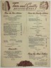 1944 WWII War Ration Menu TOWN & COUNTRY RESTAURANT Manhattan Park Ave ...