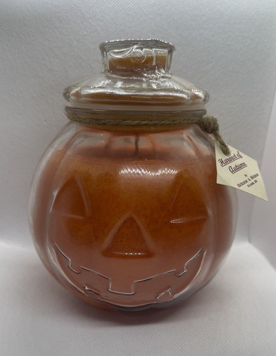Harvest Of Autumn Scented Pumpkin Candle Jar by Bicknese & Bicknese ...