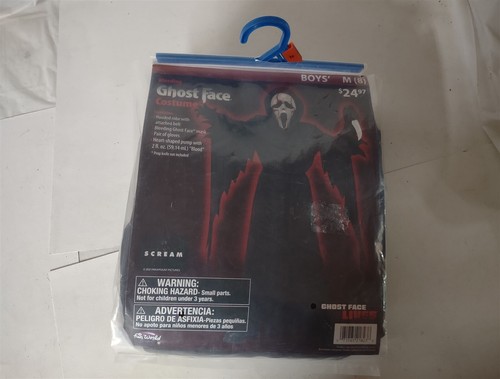 2021 FUN WORLD SCREAM BLEEDING GHOSTFACE COSTUME BOYS MEDIUM | eBay