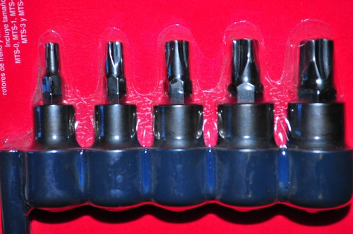 5 Pc.Mortorq Super Socket Set LIS 82400 MTS-0, MTS-1, MTS-2, MTS-3 MTS ...
