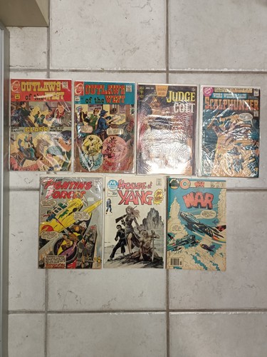 Vintage Comics Lot OUTLAWS OF THE WEST #75 77 1969 Judge Colt ...