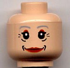 LEGO Sets with Part 3626bpb126 Minifig Head Female with Orange Goggles ...