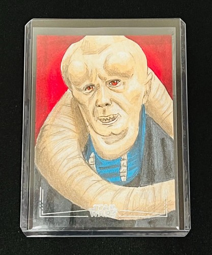 2025 Topps Star Wars Chrome BIB FORTUNA 1/1 Sketch Card by Jason ...