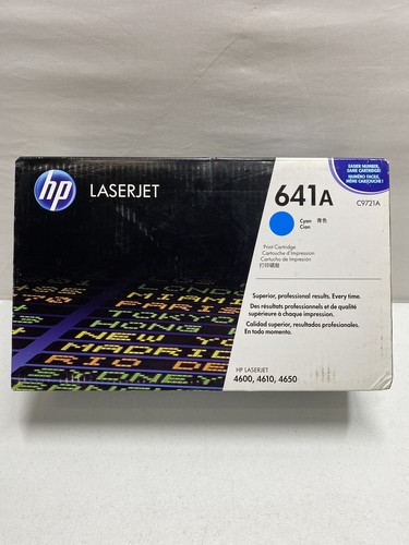 HP 641A Cyan LaserJet Toner Cartridge (C9721A) for sale online | eBay