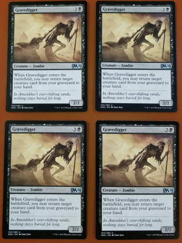 MTG - 4x Gravedigger - 103/280 - Core Set 2020 - NM/M - New | eBay