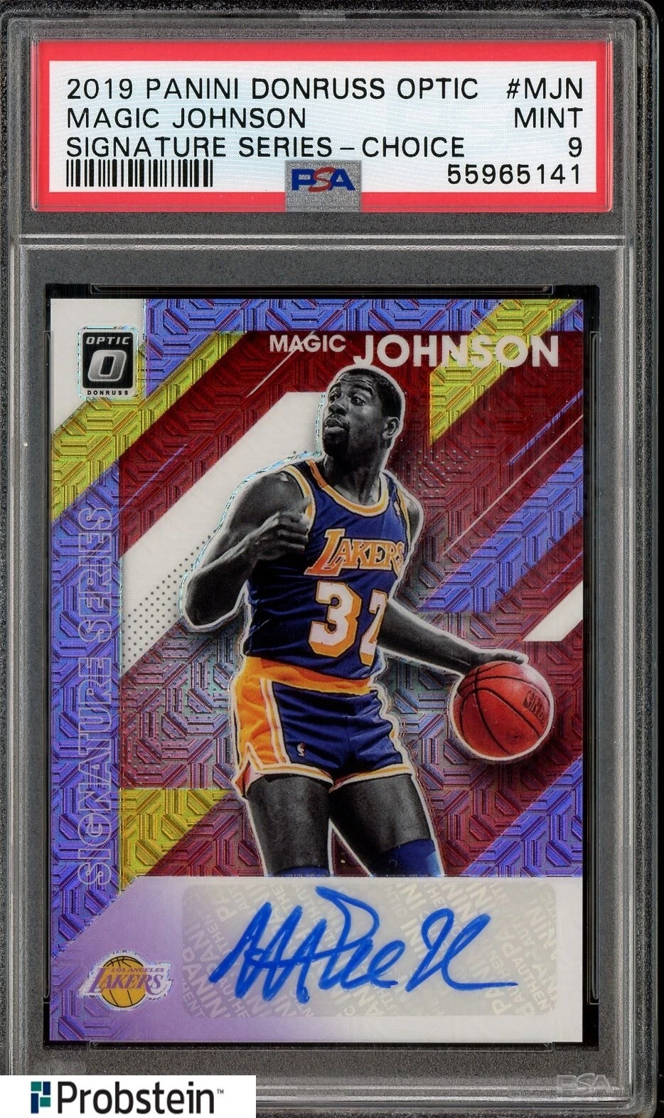 Magic Johnson 2019 Optic #SS-MJN Signature Series - Choice Price Guide ...