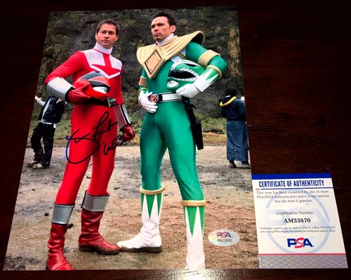 Jason Faunt Power Rangers Time Force Wes Collins Signed 8x10 Photo PSA ...