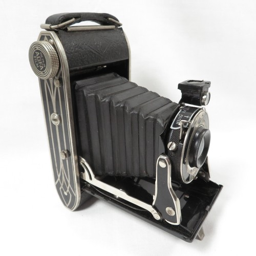 Vintage Agfa Ansco Folding Camera PB 20 Antar Lens Art Deco Sides ...