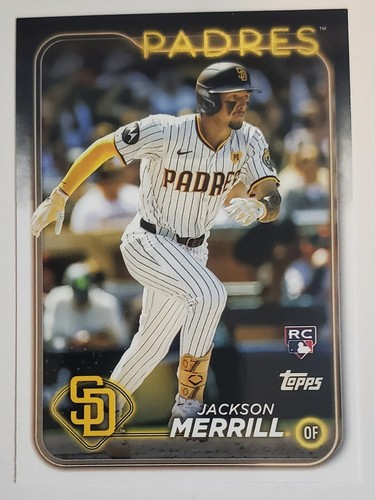 JACKSON MERRILL 2024 TOPPS SERIES 2 BASEBALL SP VARIATION ROOKIE RC ...