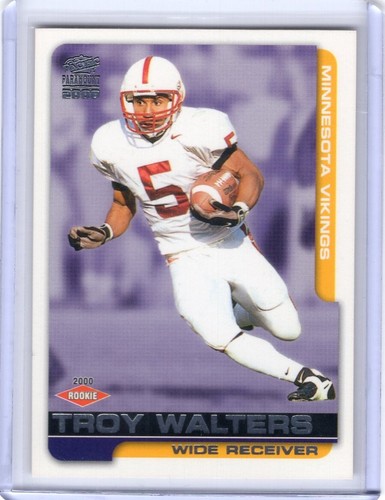 TROY WALTERS 2000 Pacific Paramount ROOKIE CARD #136 - VIKINGS | eBay