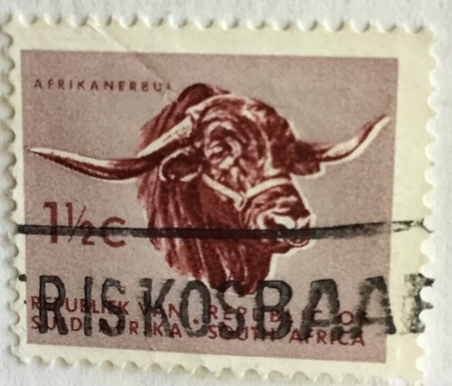 South Africa, 1961 Africander Bull Stamp | eBay