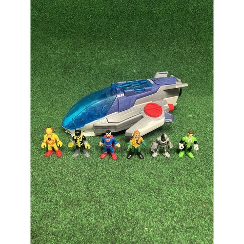Imaginext Lot - Batman & Robin w/ Justice League Javelin Jet Cyborg | eBay