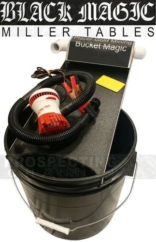 Mini Bucket Black Magic Fine Gold Recovery Table | eBay