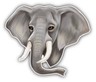 Elephant Decal Window Bumper Sticker Car Decor Safari Jungle Wildlife ...