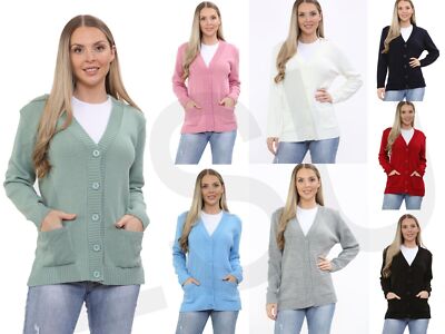 Patternless Cardigan Silver Jumpers & Cardigans for Women for sale ...
