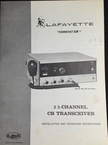 Lafayette Comstat 25b 23 Channel CB Radio With Mic (tube) for sale ...