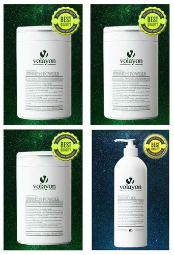 Volayon SPINNEM POWDER (Spirulina Modeling Mask) 500g x 3ea + INNOV GEL ...
