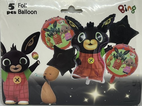 5 Pcs. Happy Birthday Bing Balloons / 5 globos de Bing | eBay