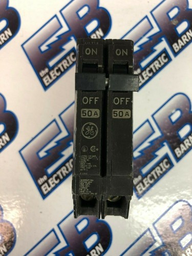 GE THQP250, 50 Amp, 240 Volt, 2 Pole, Thin, Circuit Breaker - WARRANTY ...