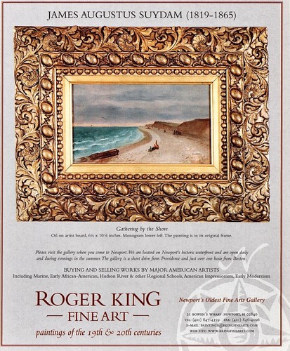 2005 JAMES AUGUSTUS SUYDAM Art Gallery Exhibit 1-Page Magazine PRINT AD ...