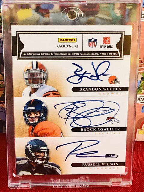 Robert Griffin Iii Autographed Cards