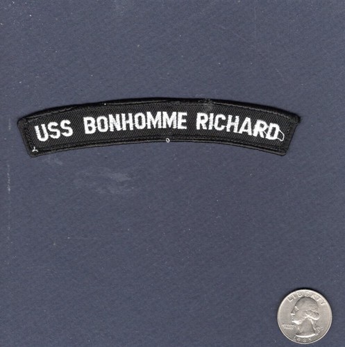 LHD 6 USS BONHOMME RICHARD US NAVY Ship Squadron Enlisted Uniform ...
