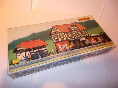 Alter Pola H0-Bausatz 652:"Bahnhof Unterstetten" ladenneu/70er | eBay