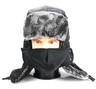Earflap Trapper Bomber Aviator Russian Trooper Fur Winter Ski Hat Mens ...
