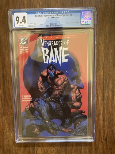 Batman: Vengeance of Bane Special #1 CGC 9.4 (DC, 1993) 1st Appearance ...