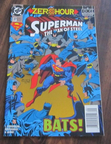 superman zero hour # 37 unread newsstand high grade | eBay