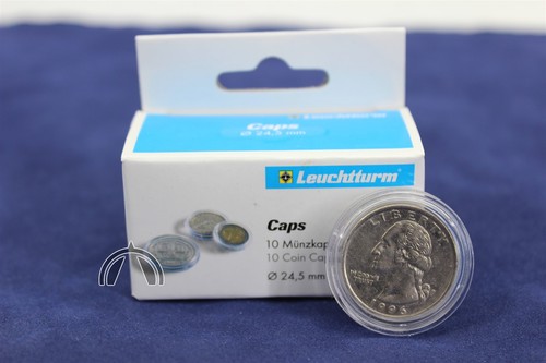 10 Pack of 24.5mm Direct Fit Coin Capsules for US Quarters | eBay