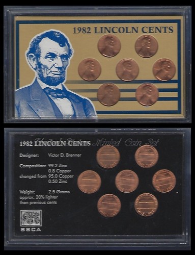 1982 LINCOLN CENT VARIETIES SET (Complete) | eBay