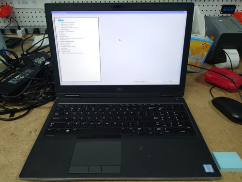 Dell Precision 7540 15.6" i7-9850H 16GB RAM 256GB SSD Radeon Pro WX ...