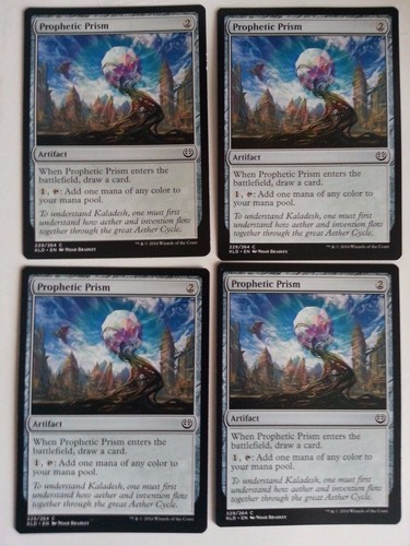 Prophetic Prism playset (4 cards) NM Kaladesh KLD MtG Magic | eBay