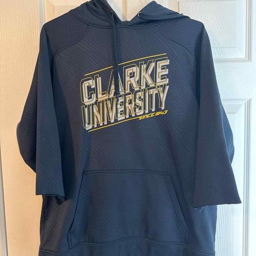 Clarke University Half Sleeve Hoodie - Size L | eBay