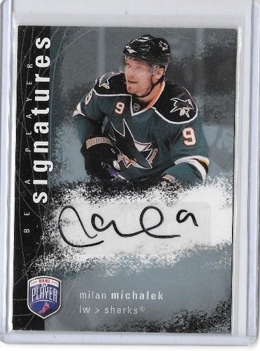 MILAN MICHALEK 2007-08 BAP SIGNATURES CERTIFIED AUTOGRAPH | eBay