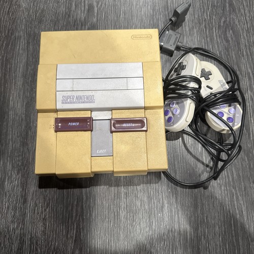 Super Nintendo SNES Control Deck Console Only SNS-001 Not TESTED READ ...