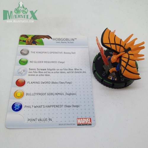 Heroclix - Hobogoblin 041b - Amazing Spider-Man - Super Rare Prime W ...