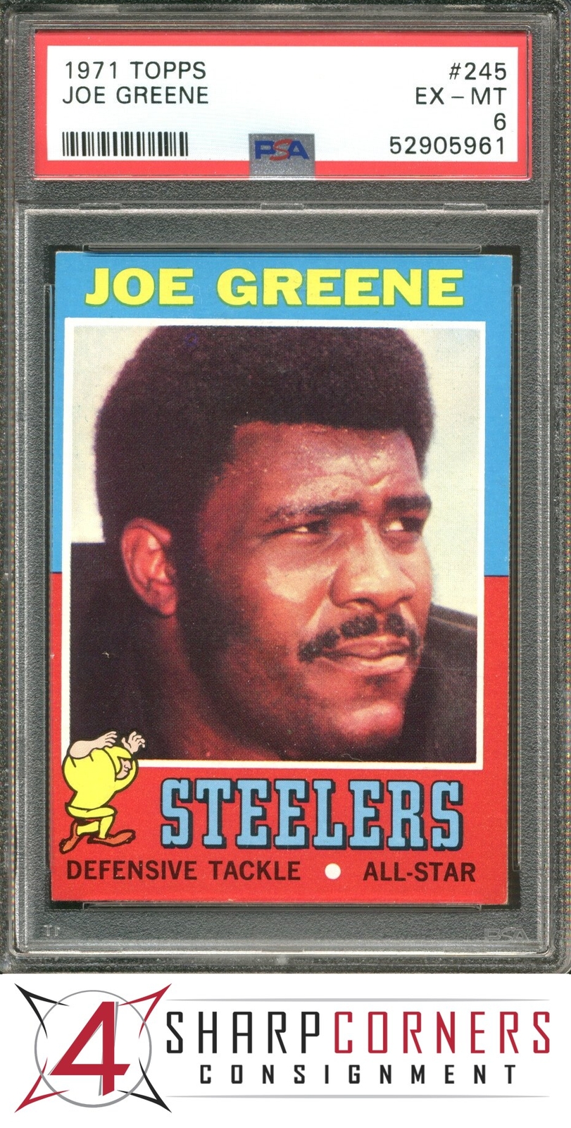 Joe Greene 1971 Topps #245 Base Price Guide - Sports Card Investor